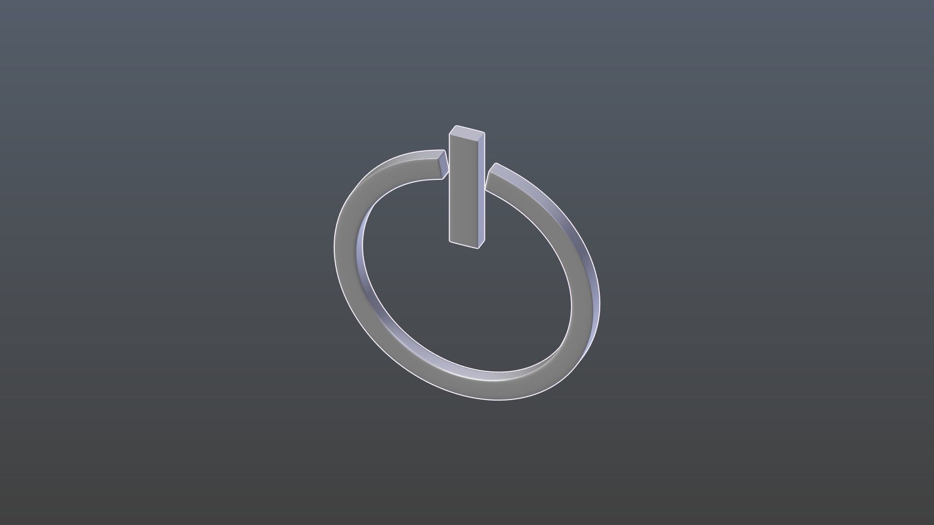 on and off symbol 3D model | CGTrader
