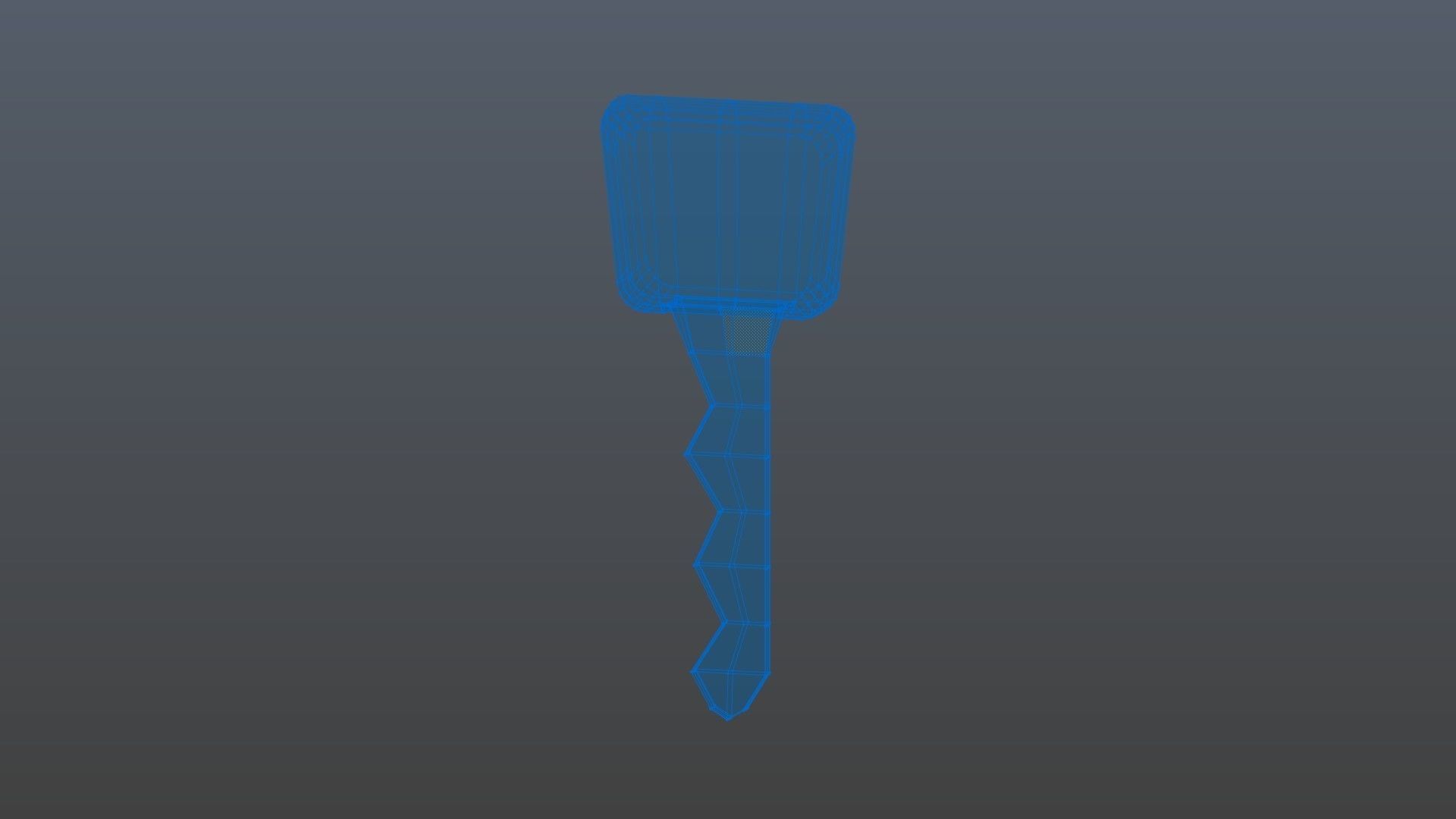 3D model Low poly key 1 VR / AR / low-poly | CGTrader