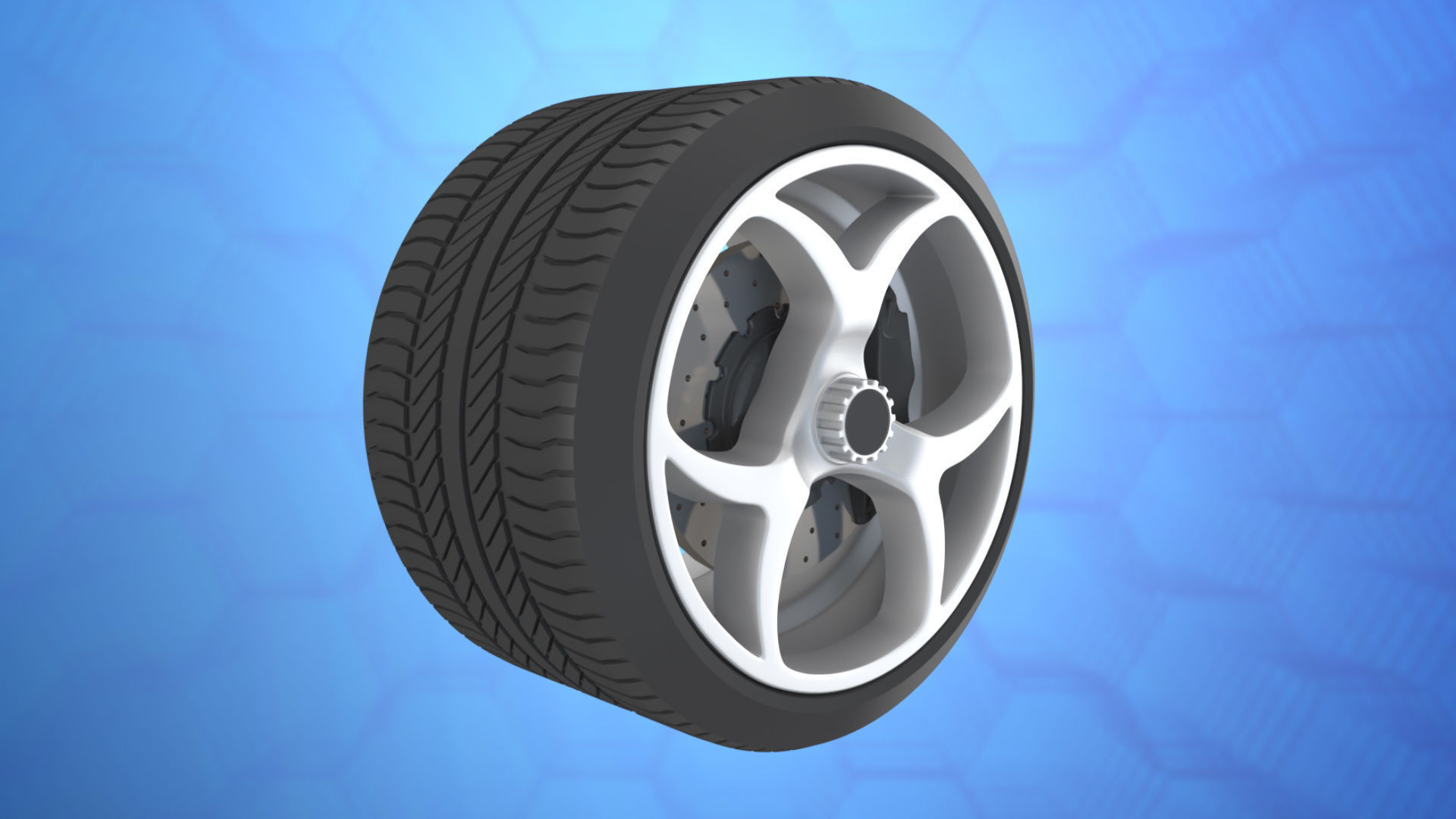 car wheels tire rim 3D model | CGTrader