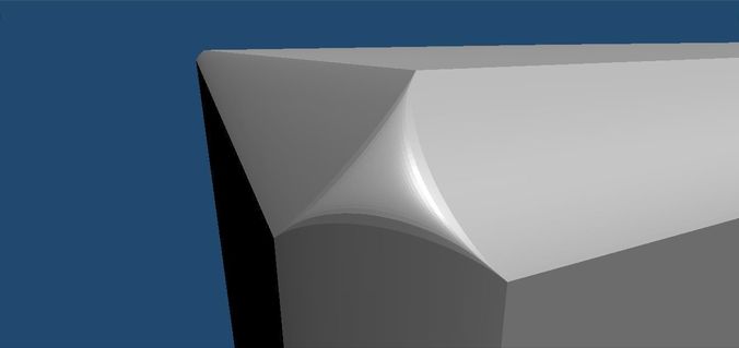Cube bevel free 3D model | CGTrader