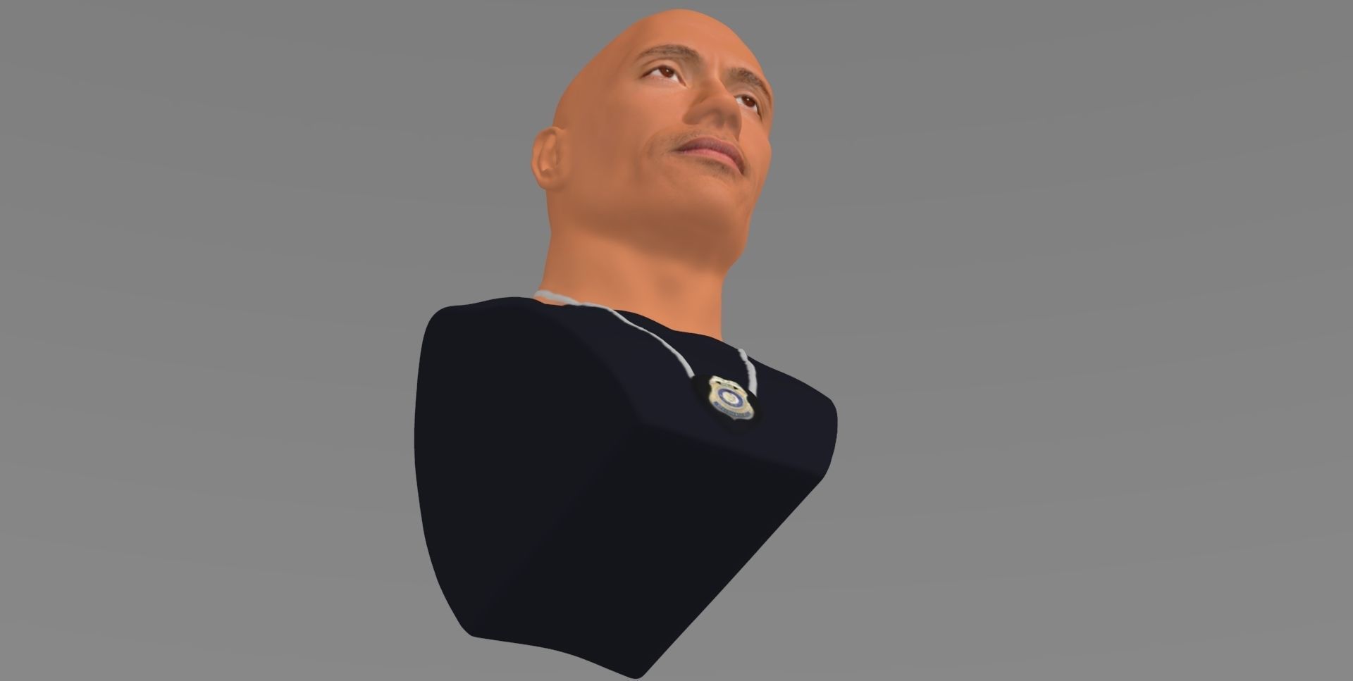 Dwayne Rock Johnson bust ready for full color 3D printing 3D model 3D ...