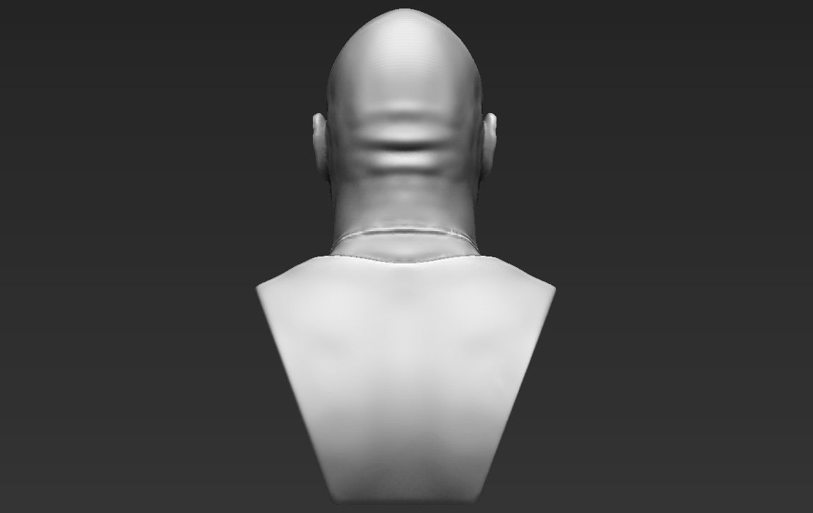 Dwayne Rock Johnson bust ready for full color 3D printing 3D model 3D ...
