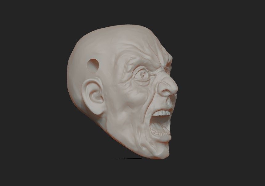 Screamer 3D model 3D printable | CGTrader
