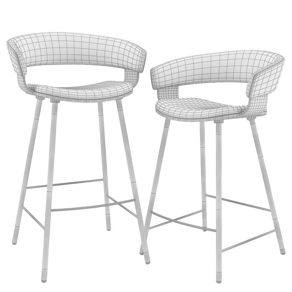 Barstool and Counter Stool Mollie Allermuir 3D model | CGTrader