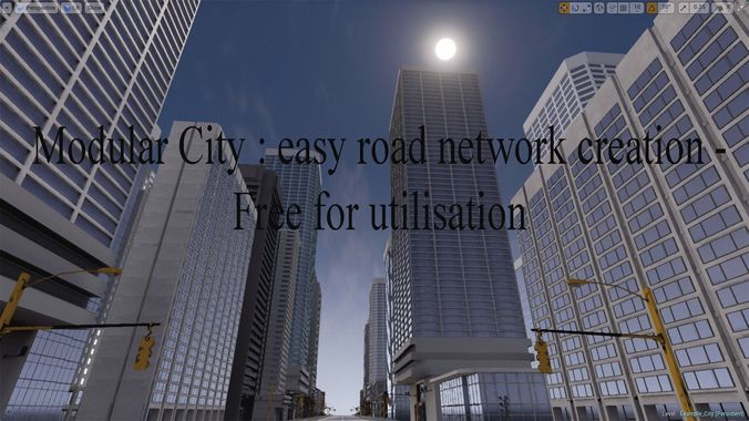 road network creator free VR / AR / low-poly 3D model | CGTrader