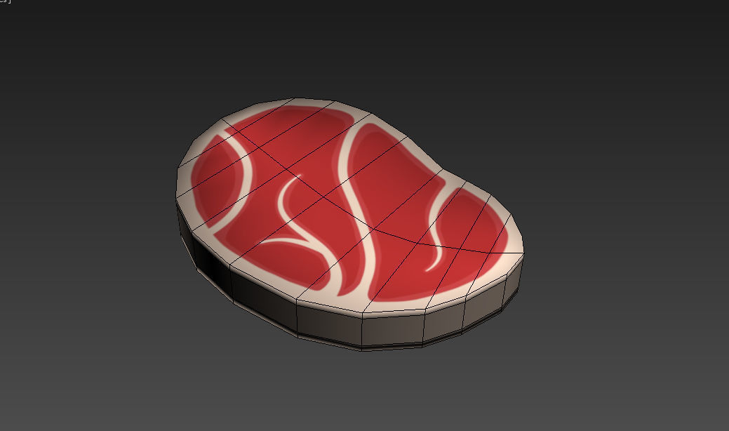 3D model Steak 3D model piece of VR / AR / low-poly | CGTrader