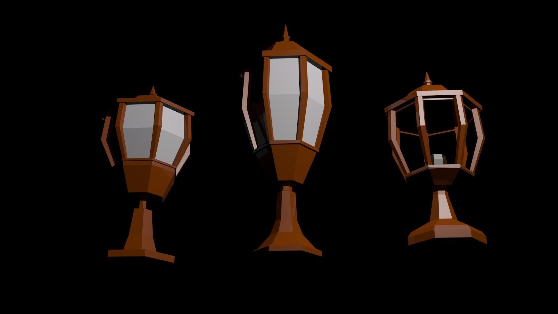 3D model Low poly lights VR / AR / low-poly | CGTrader