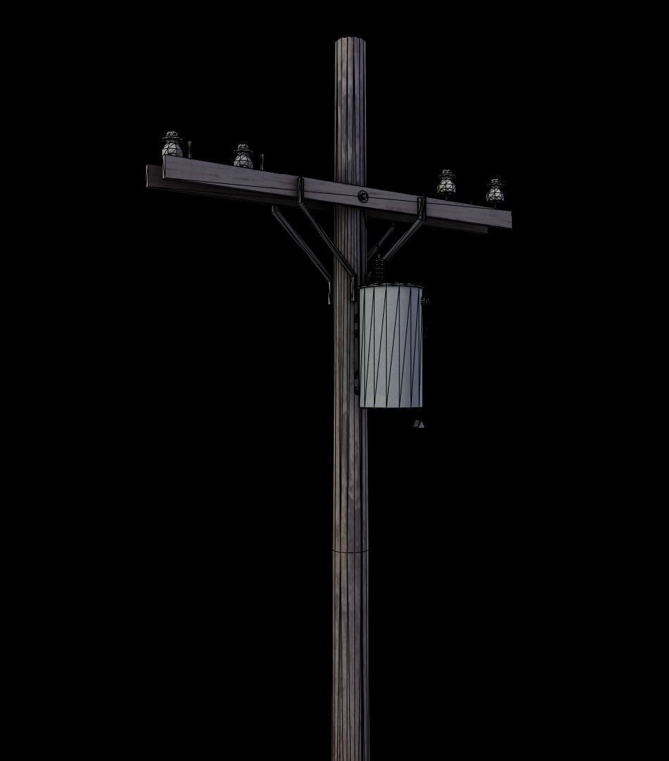 Power Pole Low-Poly Game-Ready free VR / AR / low-poly 3D model | CGTrader