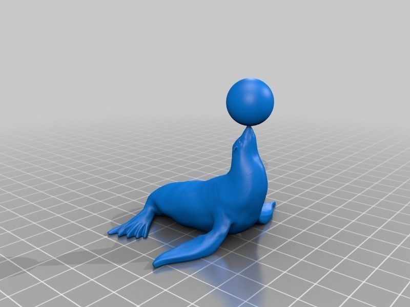 Seal free 3D Model 3D printable STL - CGTrader.com