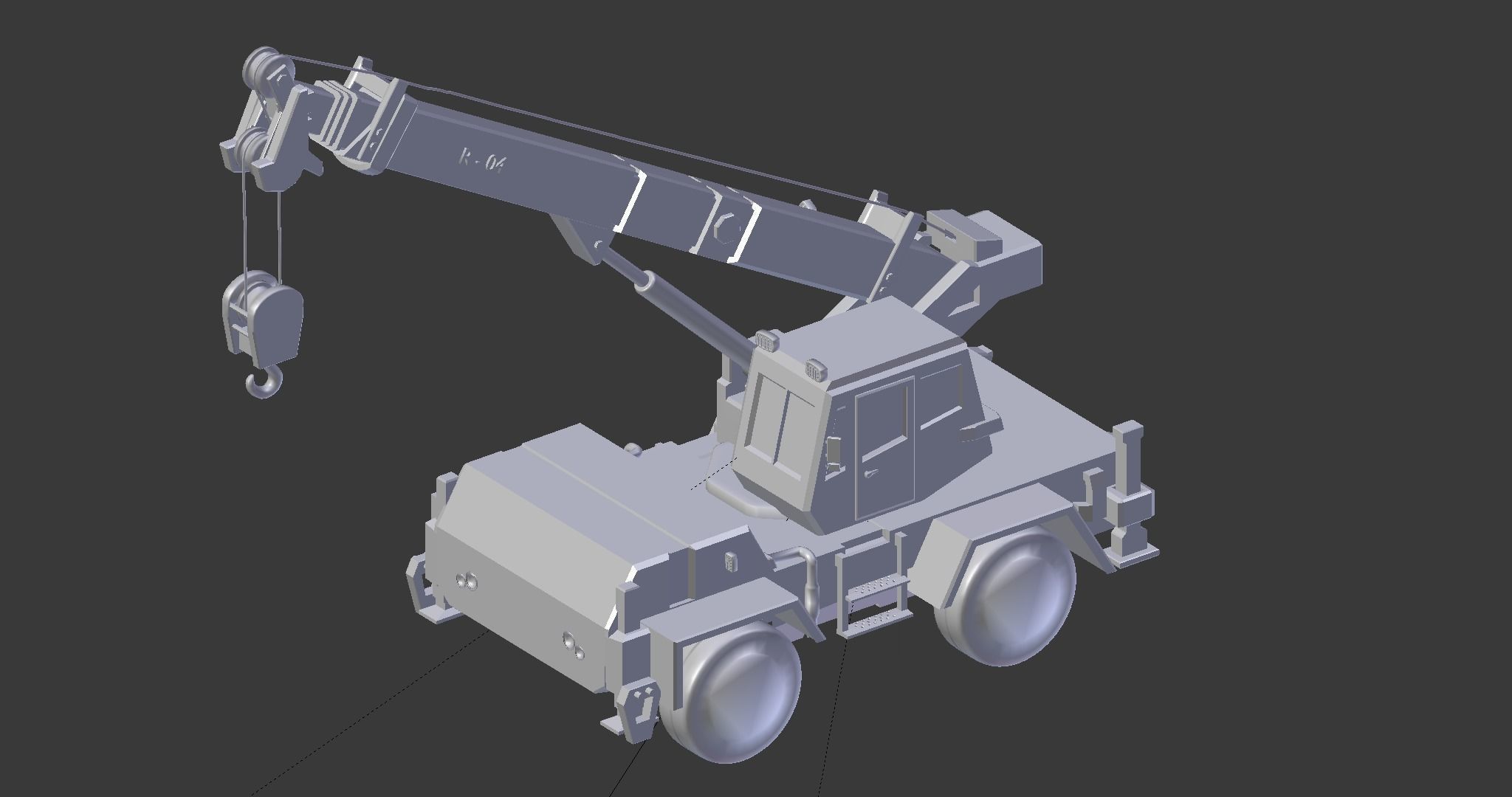 3D model Crane VR / AR / low-poly | CGTrader