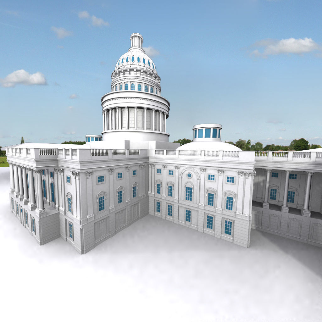 United States Capitol Building 3D model | CGTrader