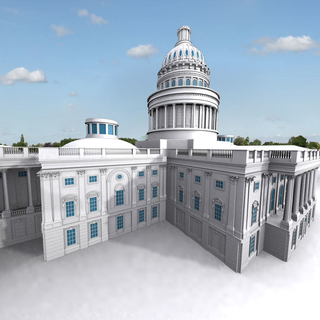 United States Capitol Building 3D model | CGTrader