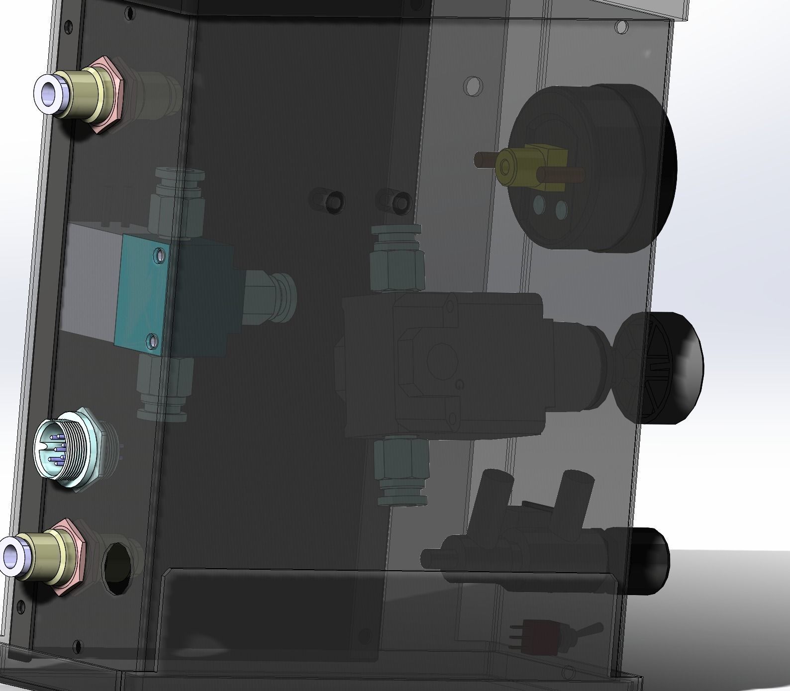 Pneumatic component box 3D model | CGTrader