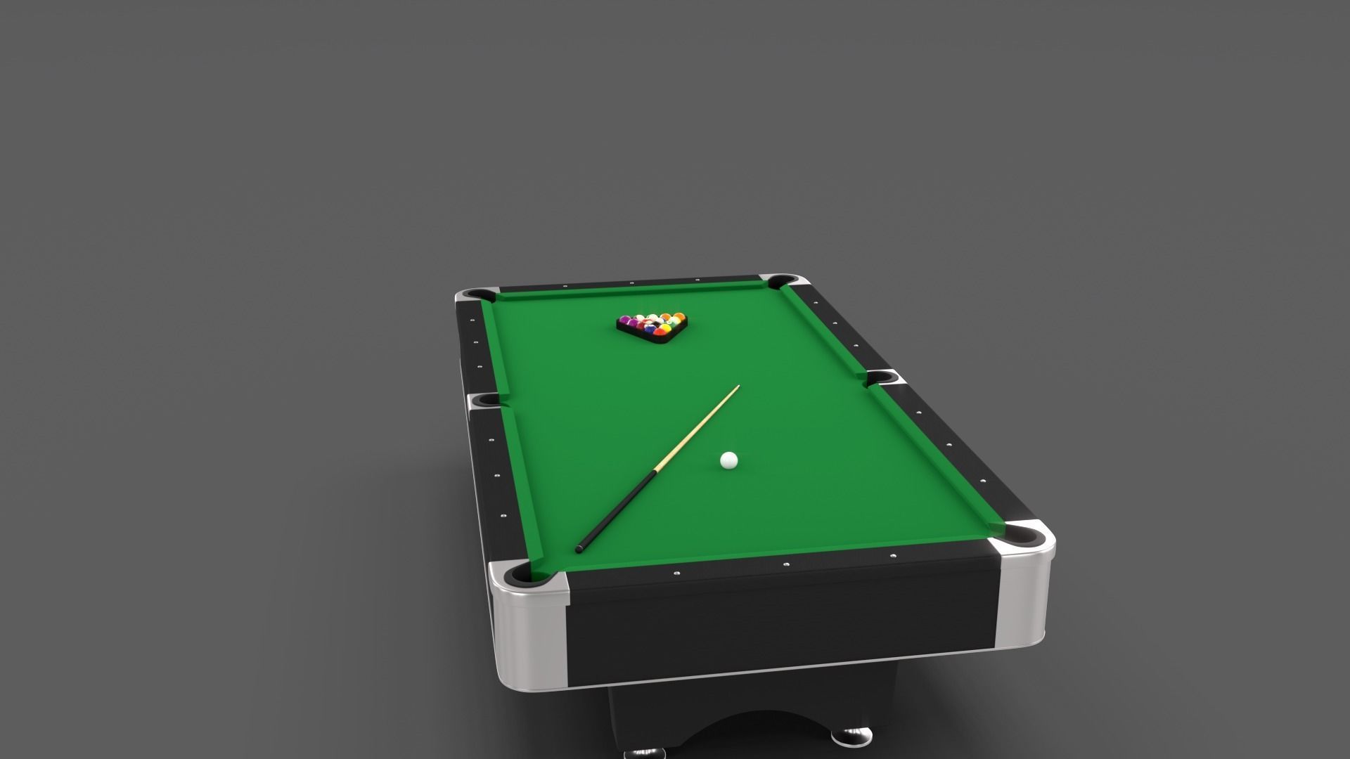 8 Ball Pool Table 3D model | CGTrader