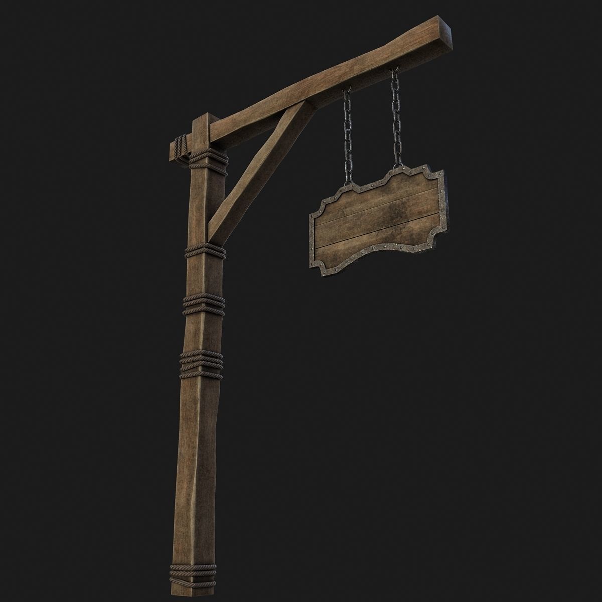 Medieval sign 3D model | CGTrader