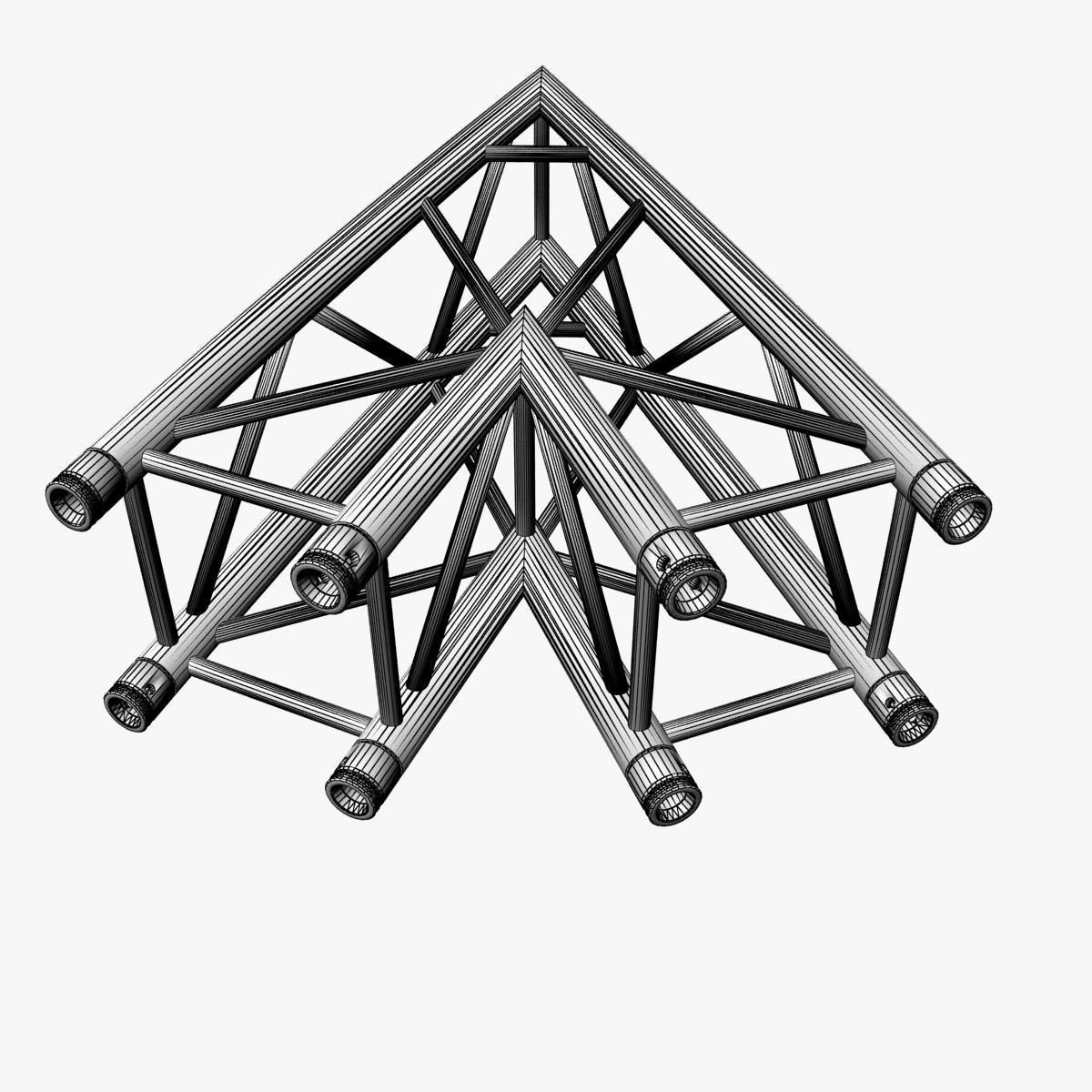 Square Truss Standard Collection - 24 PCS Modular 3D model | CGTrader