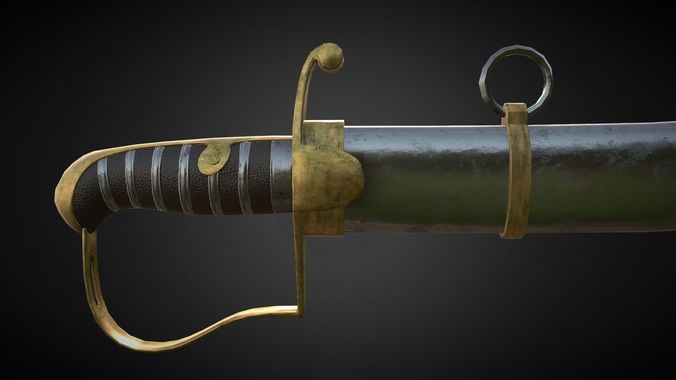 3D model Hussar sabre VR / AR / low-poly | CGTrader