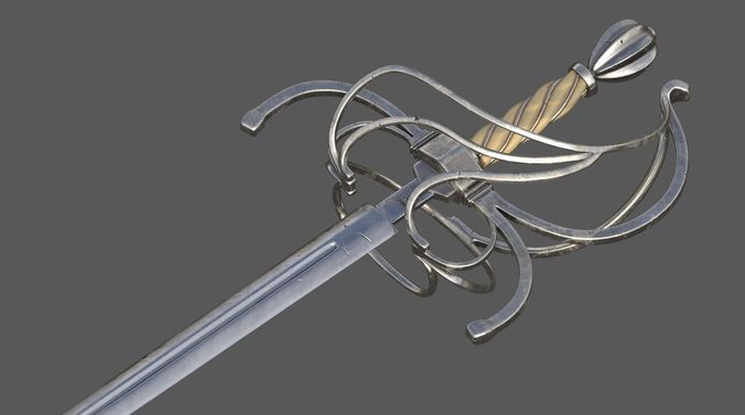 Rapier 3D model | CGTrader