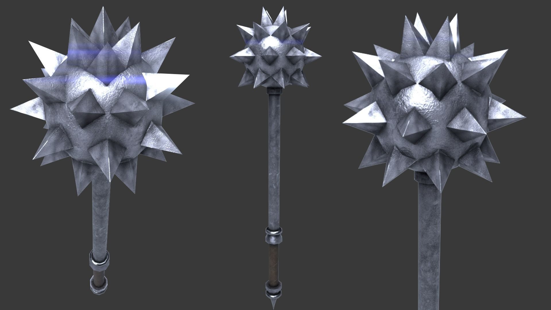 3D model Medieval MorningStar VR / AR / low-poly | CGTrader