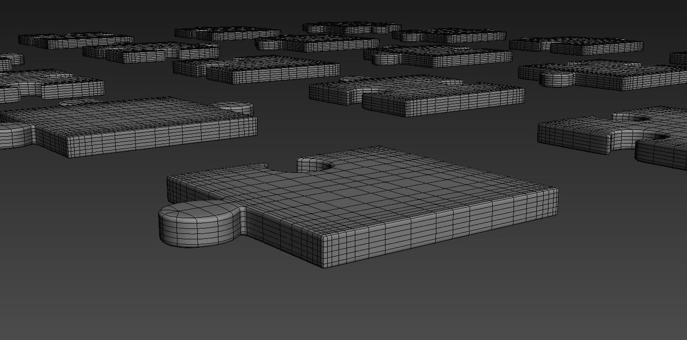 Jigsaw Puzzle 3D model | CGTrader