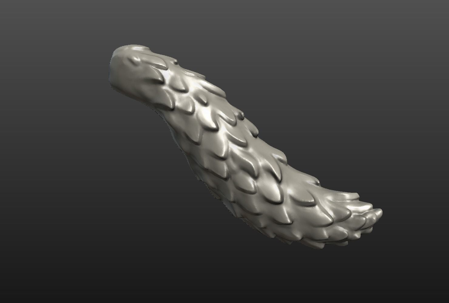 Wolf Tail 3D model 3D printable | CGTrader