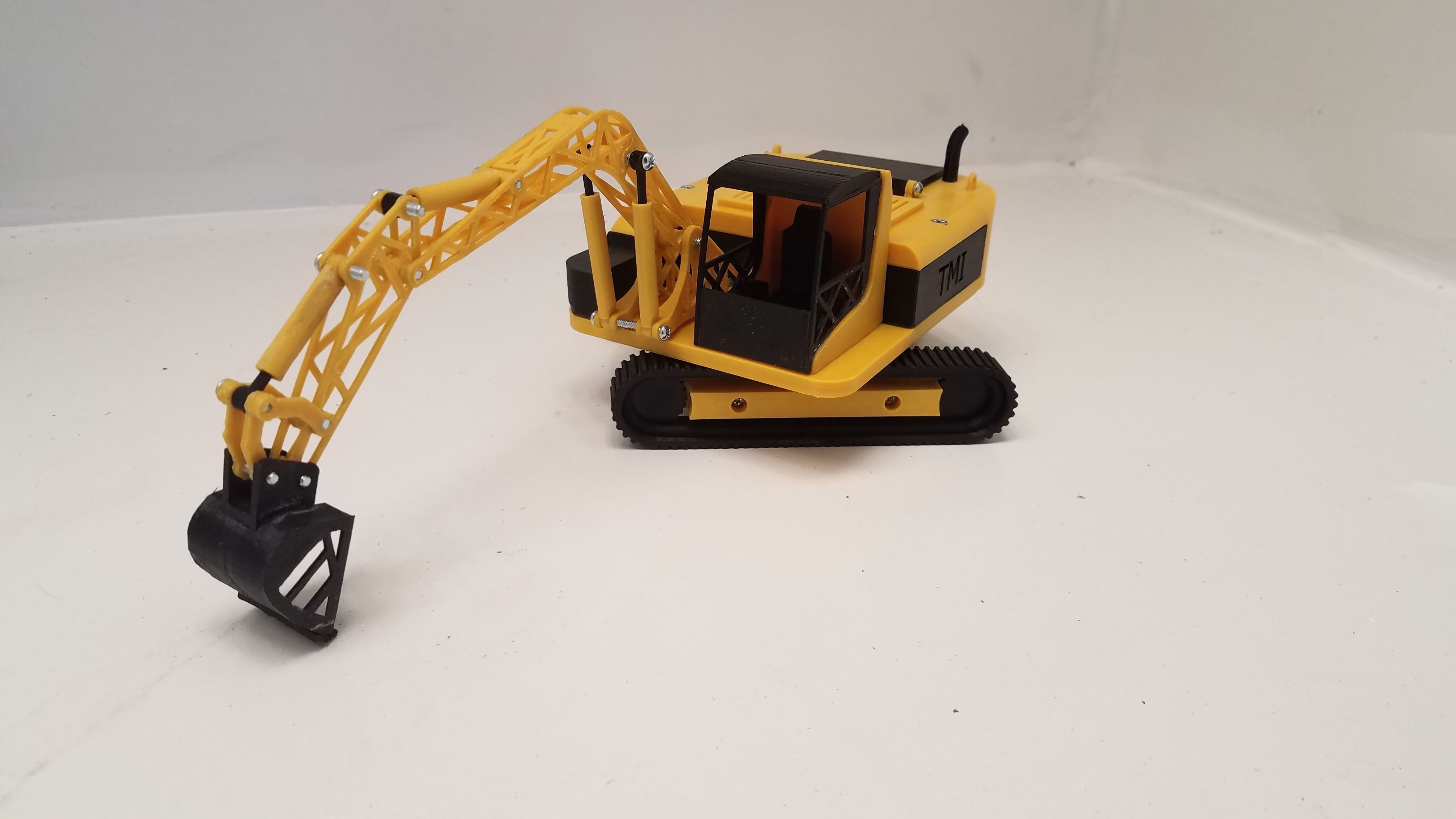Trackhoe Excavator free 3D model 3D printable | CGTrader
