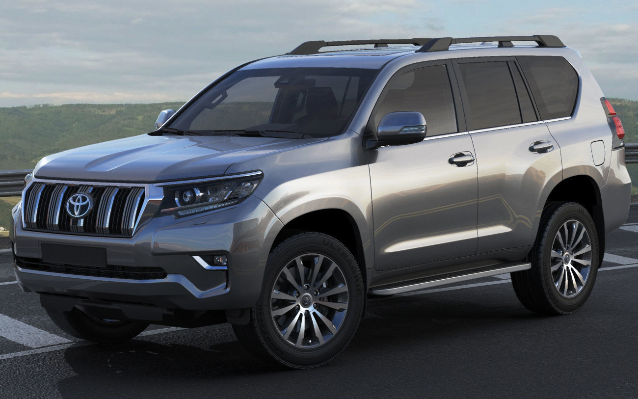 Toyota Land Cruiser J150 2018 3D model | CGTrader