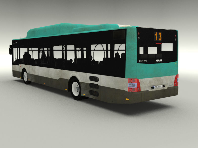 3D model MAN Lion s City Bus VR / AR / low-poly | CGTrader