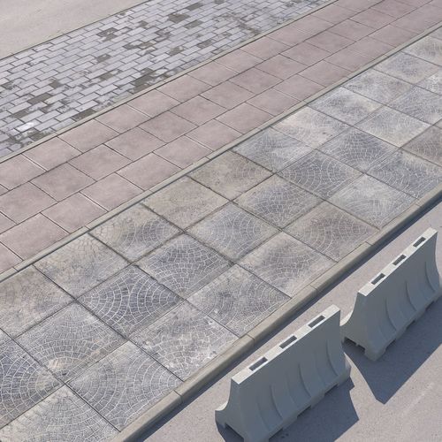 pavement piece of metal 3D model | CGTrader