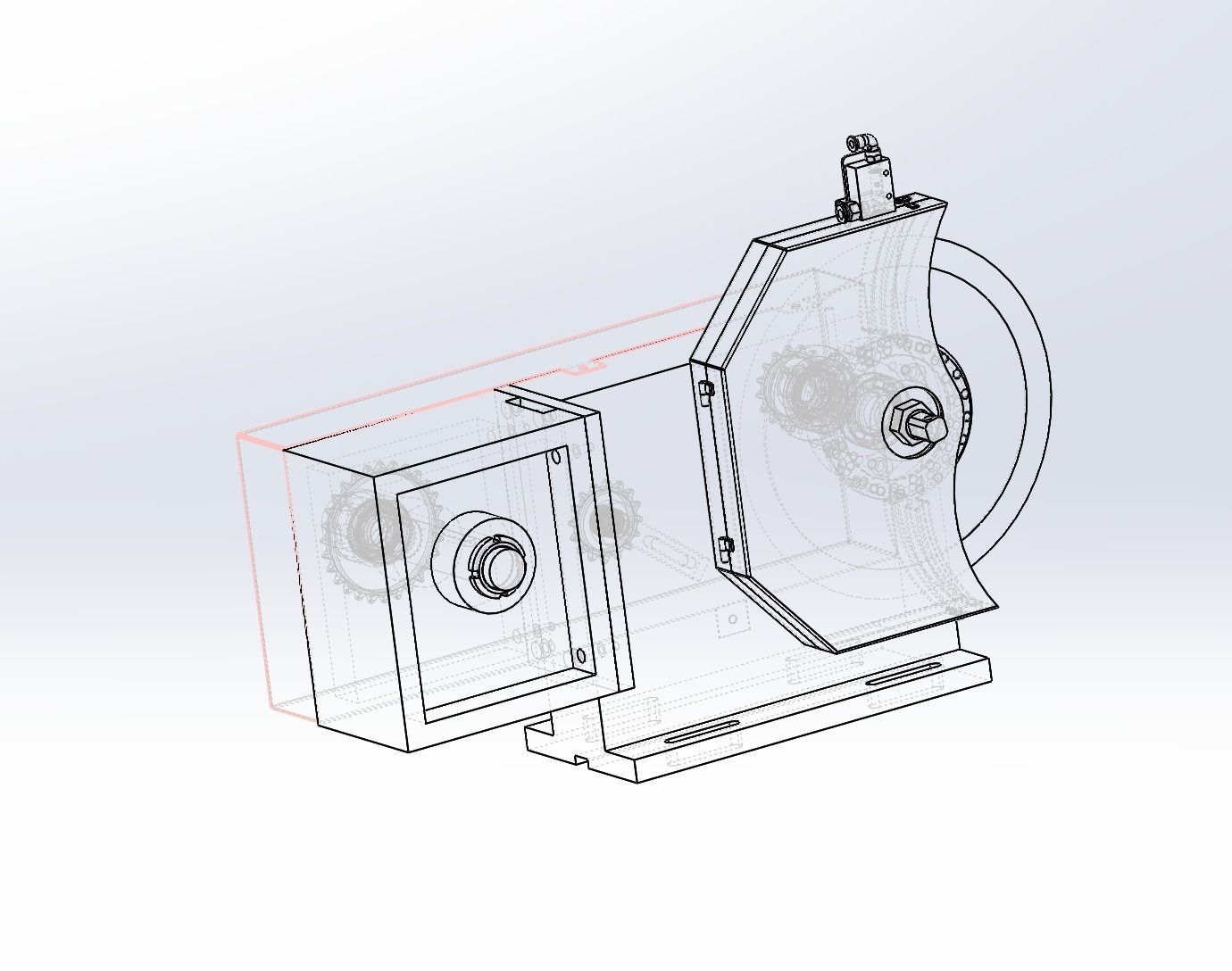 Rotary cutting mechanism 3D model | CGTrader