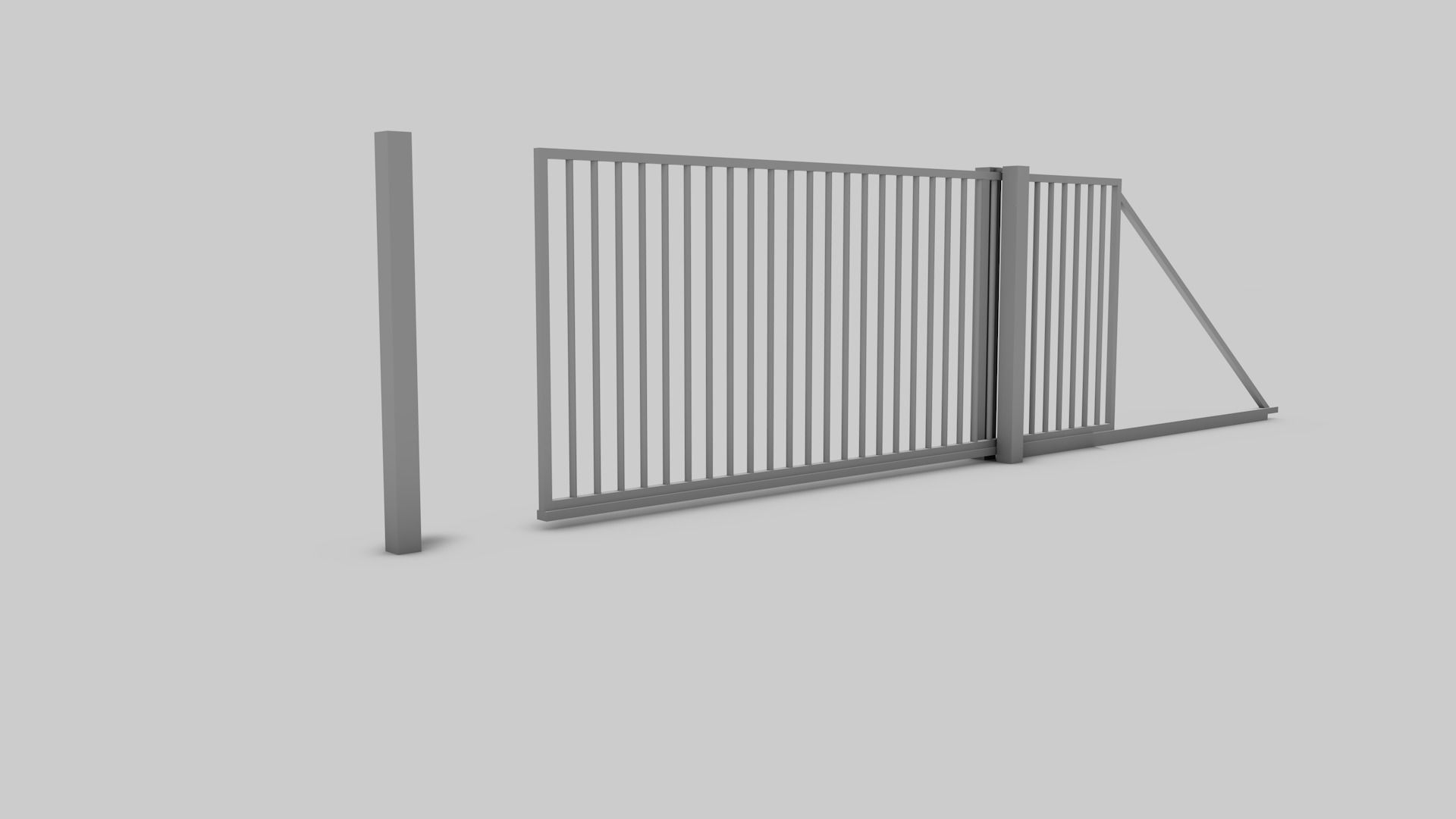 3D asset Entry Gate | CGTrader