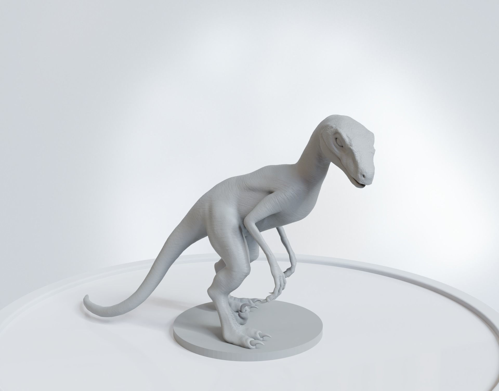 Velociraptor pack posed printable models 3D model 3D printable | CGTrader
