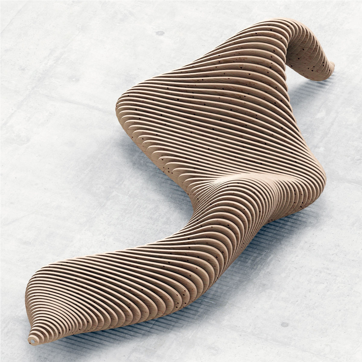 Parametric bench n6 3D model | CGTrader