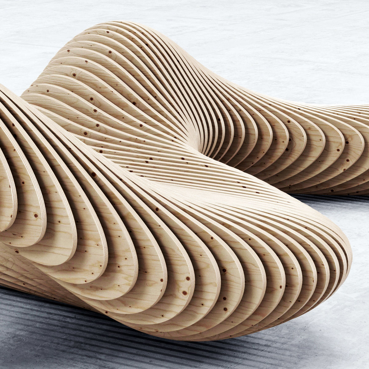 Parametric bench n6 3D model | CGTrader