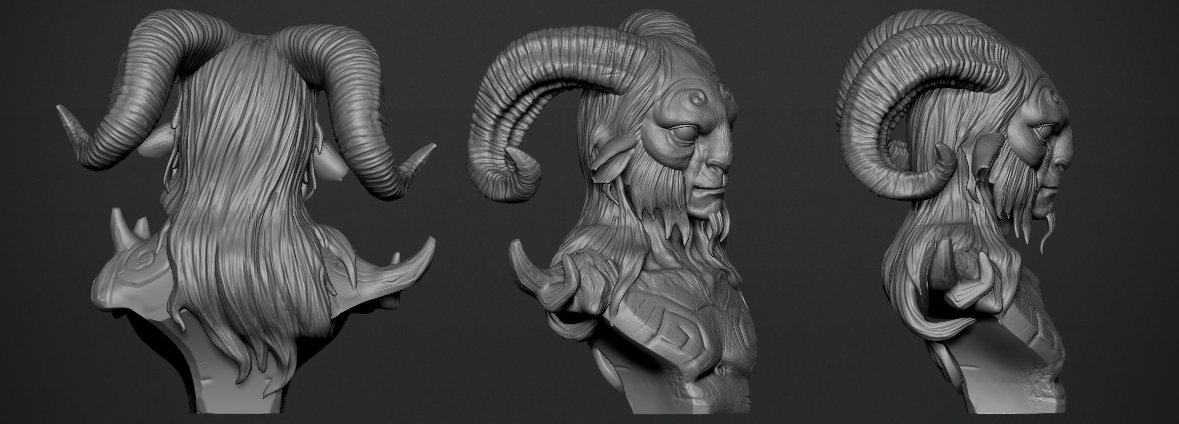Fauno Pans Labyrinth 3D model 3D printable | CGTrader