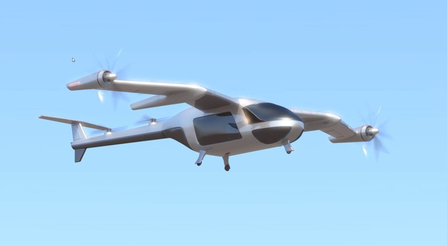 Passenger copter Set 5in1 3D model | CGTrader