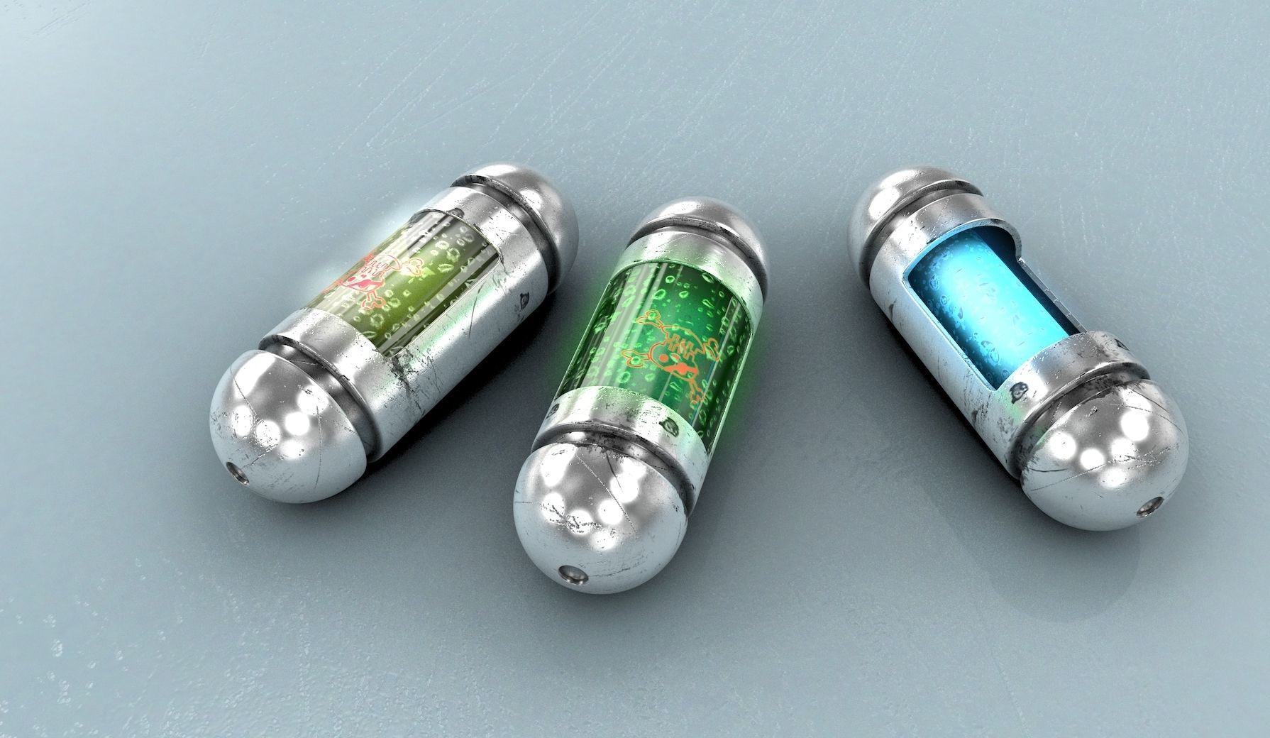 Capsule Sci-Fi 3D model | CGTrader