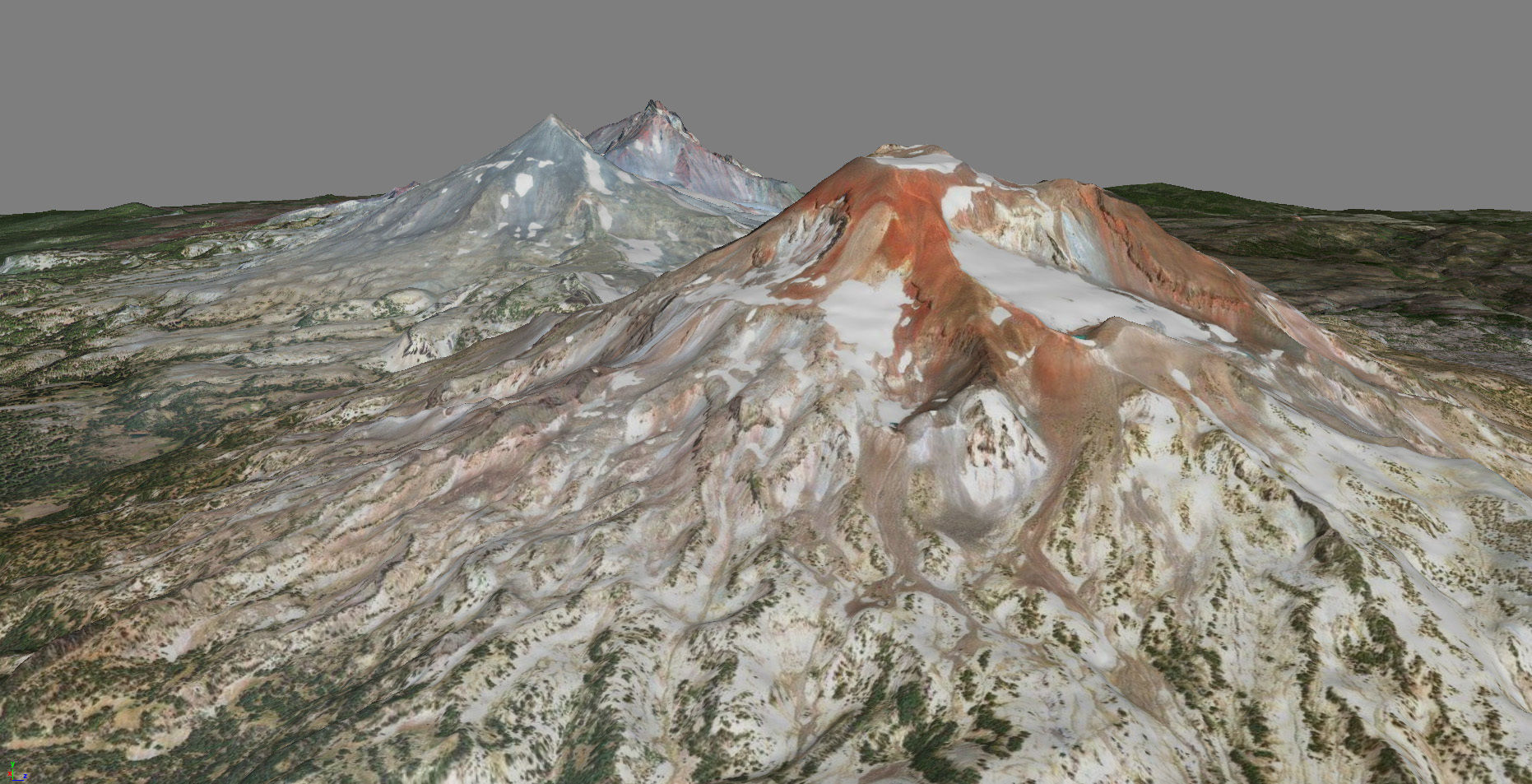 Cascade Mountain Oregon 3D model | CGTrader