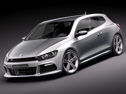 Volkswagen Scirocco R 3D model | CGTrader