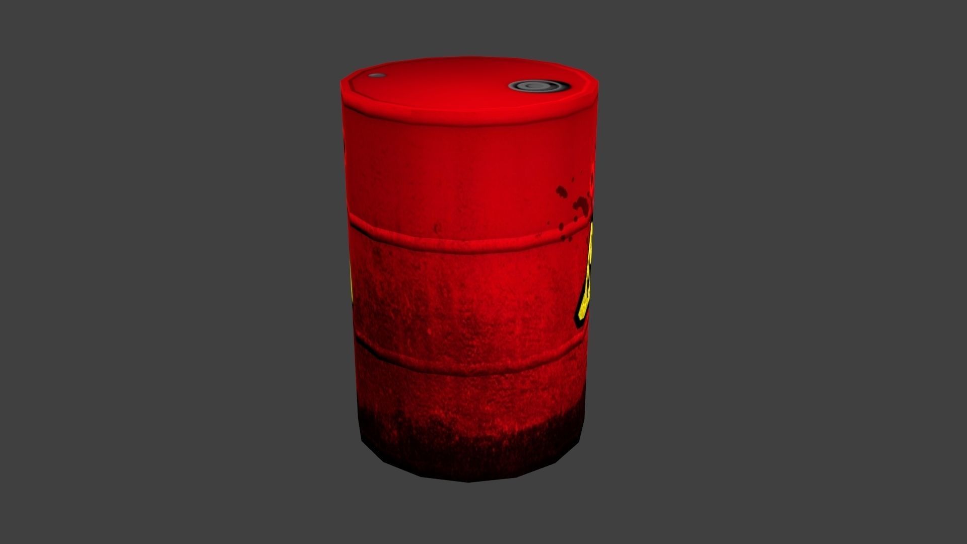 3D model Game Ready Flammable Explosive Oil Drum Barrel Low Poly VR / AR / low-poly | CGTrader