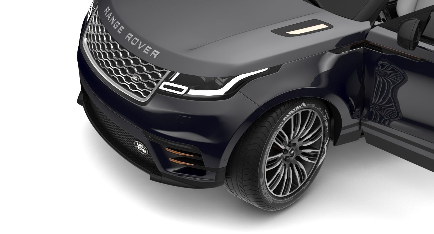 2018 Land Rover Range Rover Velar Narvik Black 3D model | CGTrader