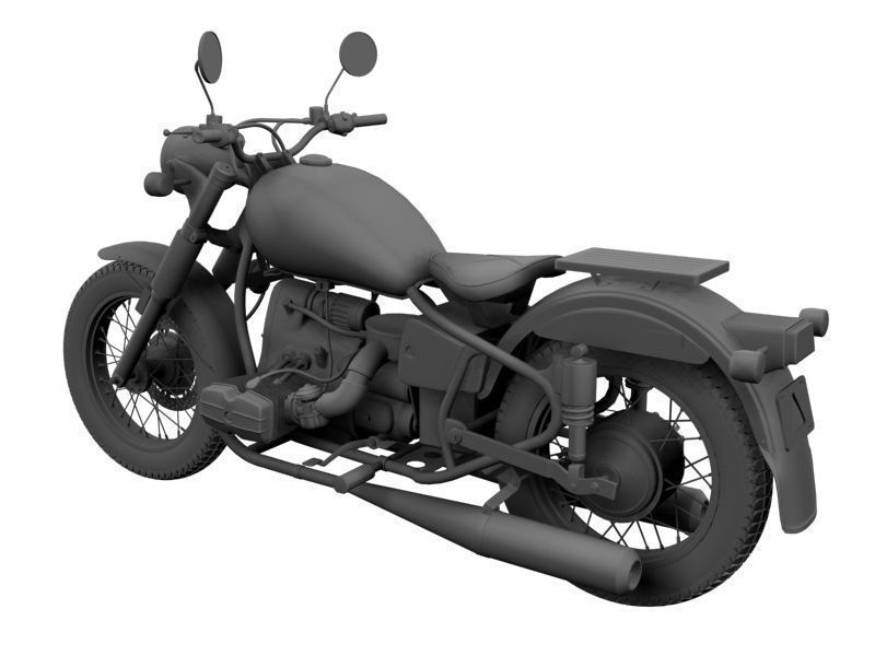 Ural M70 Solo 2014 3D model | CGTrader