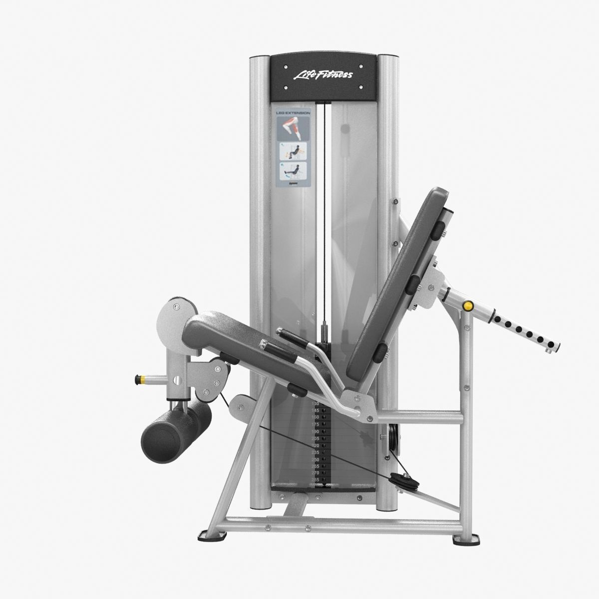 Life Fitness Optima Series Leg Exte 3D model | CGTrader