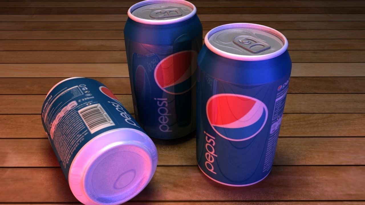 PEPSI 3D three cans of Texture | CGTrader