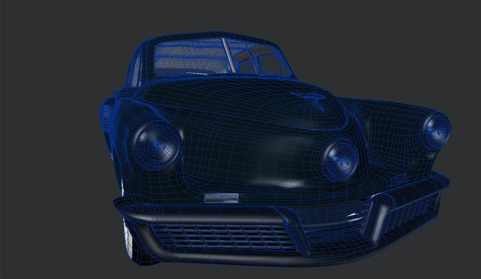 Tucker 48 3D model animated rigged | CGTrader