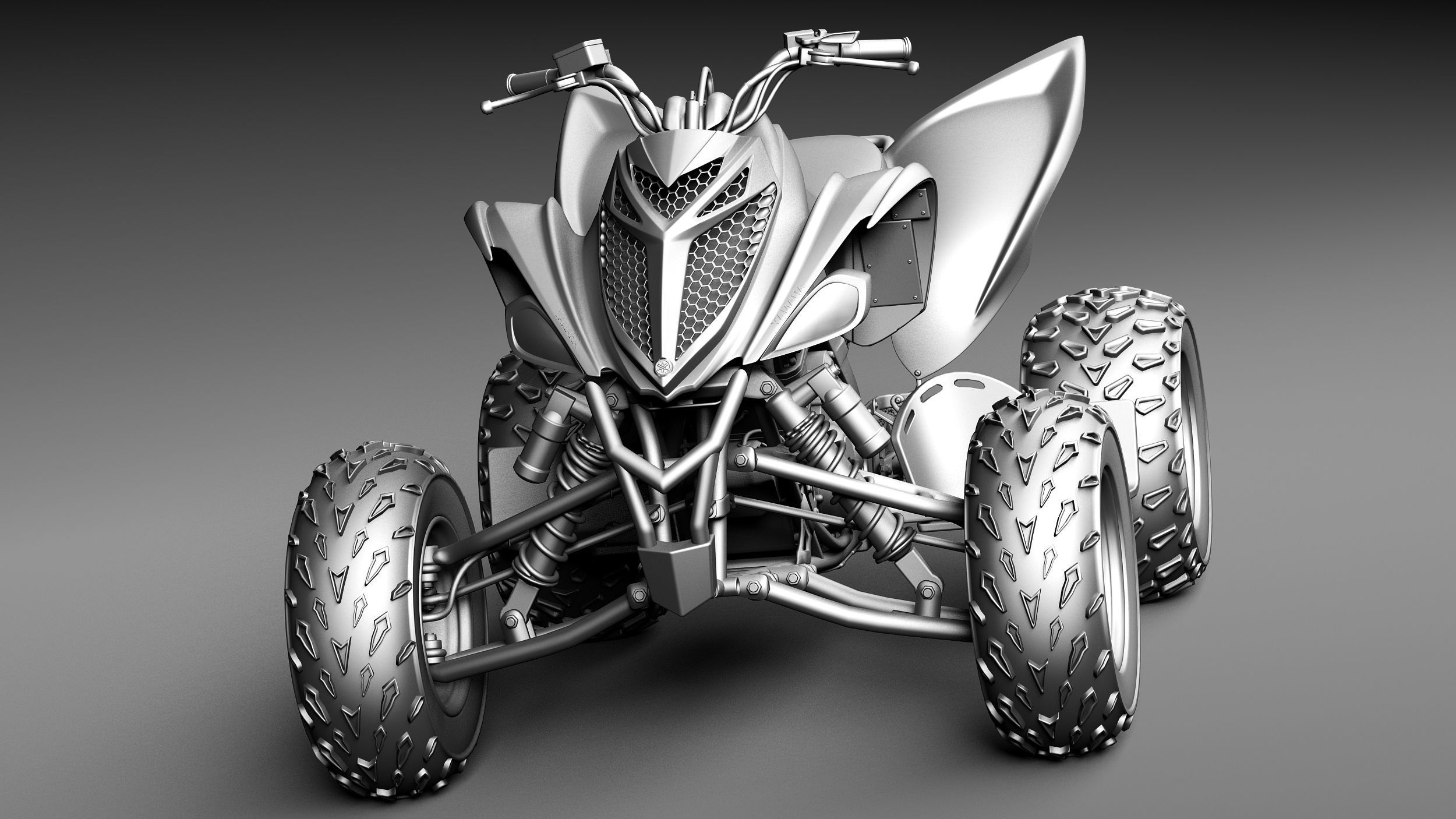 Yamaha Raptor 700s 2014 Quad 3D model | CGTrader
