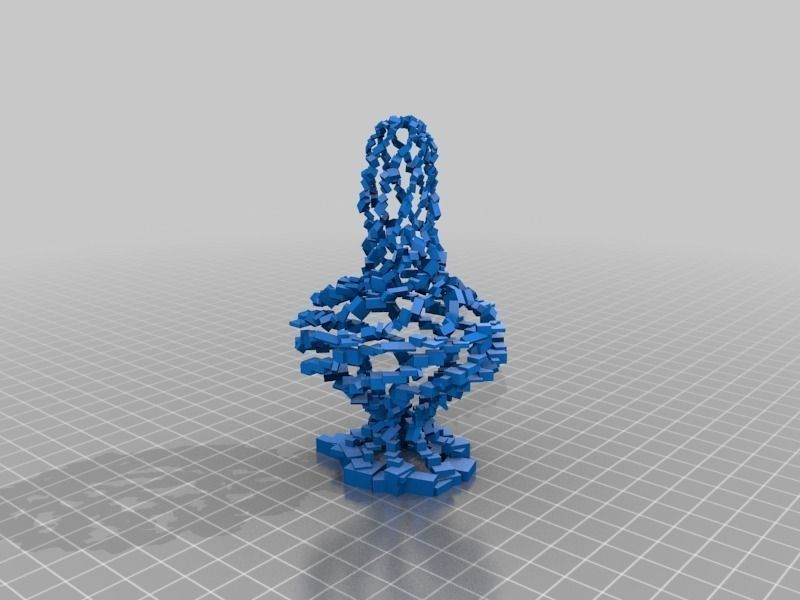 Spiral Squares free 3D model 3D printable | CGTrader