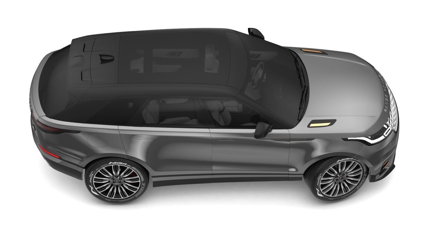 2018 Land Rover Range Rover Velar Corris Grey 3D model | CGTrader