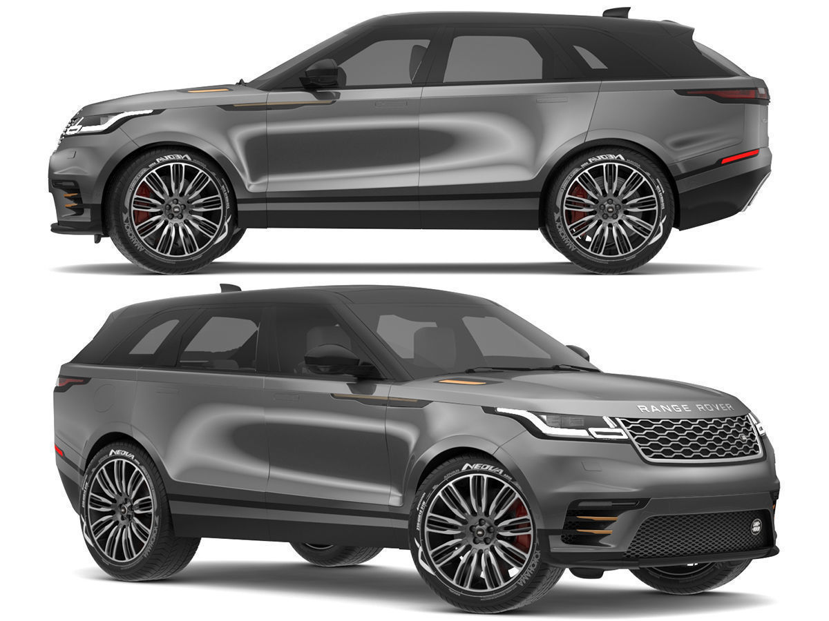 2018 Land Rover Range Rover Velar Corris Grey 3D model | CGTrader