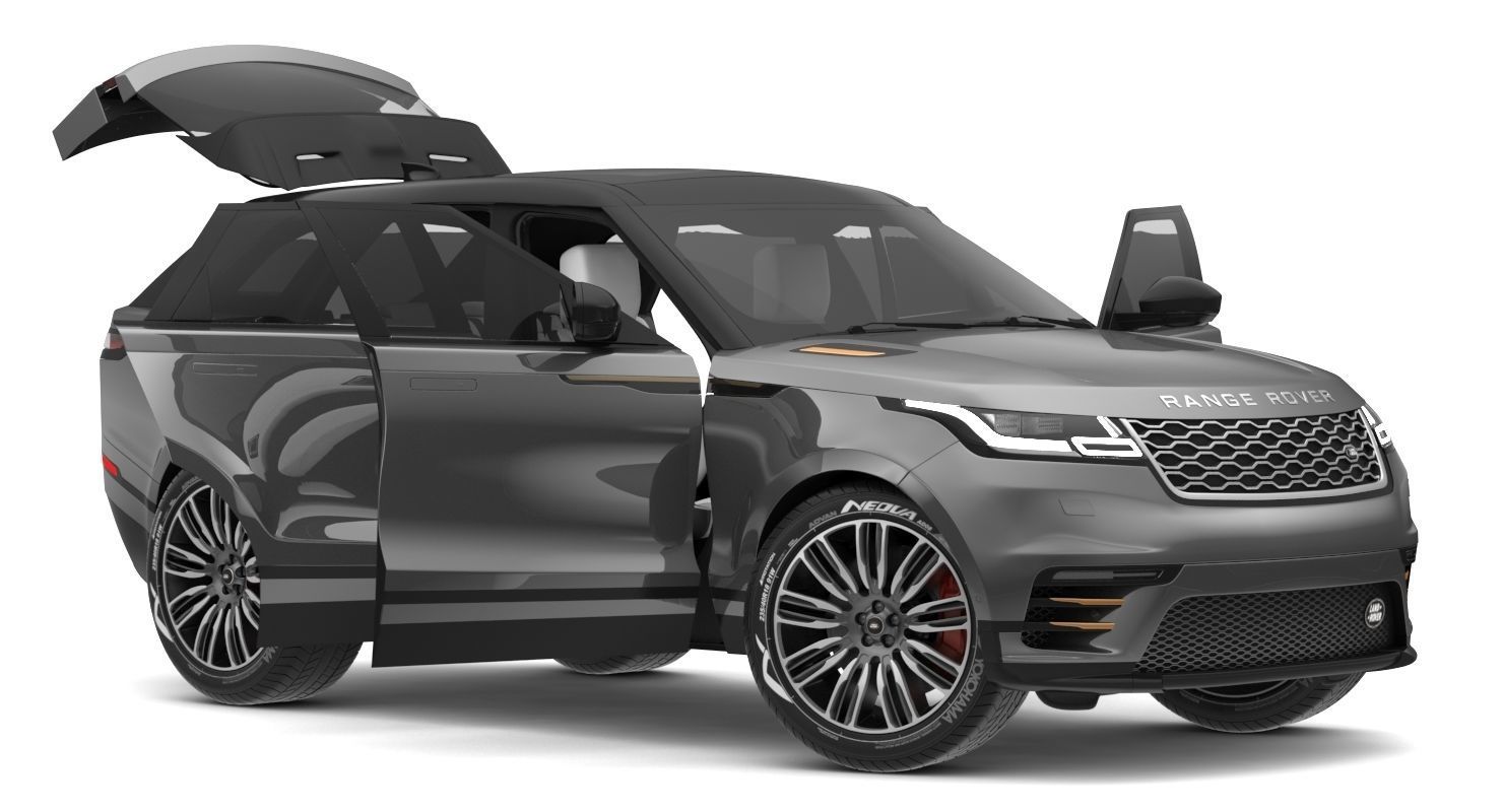 2018 Land Rover Range Rover Velar Corris Grey 3D model | CGTrader